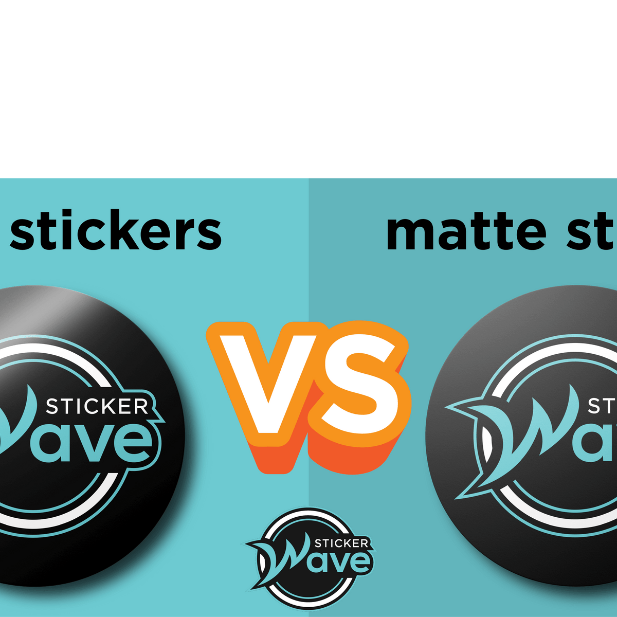 Gloss vs Matte Stickers | Difference Between Glossy and Matte Stickers ...